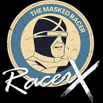 "the masked racer x blue emblem T-Shirt" Sticker for Sale by deCis988 ...
