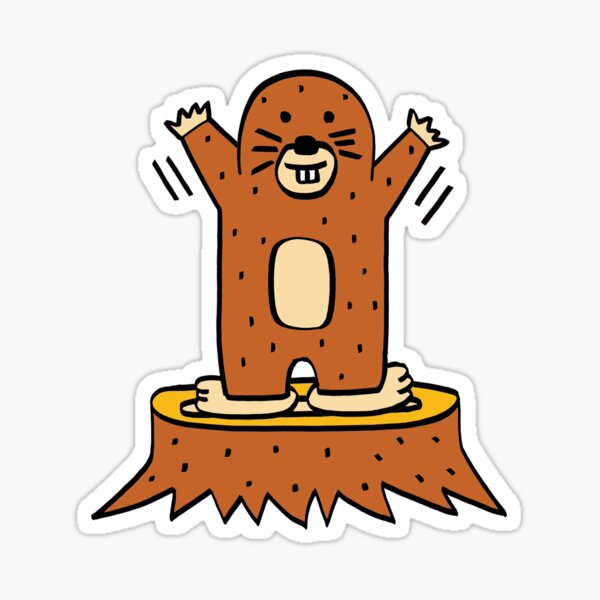 "A cute mole" Sticker for Sale by taksoart | Redbubble