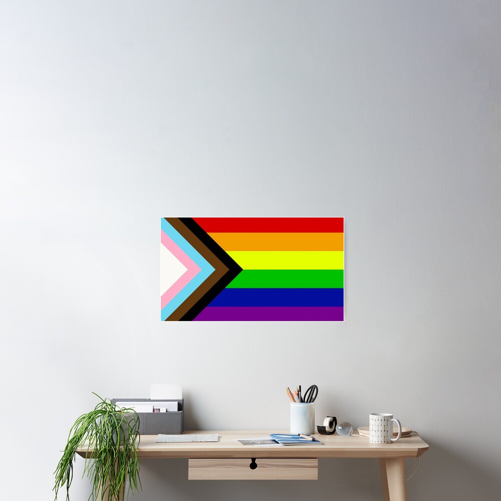 "Daniel Quasar pride flag" Poster for Sale by ArtAndDesignA | Redbubble