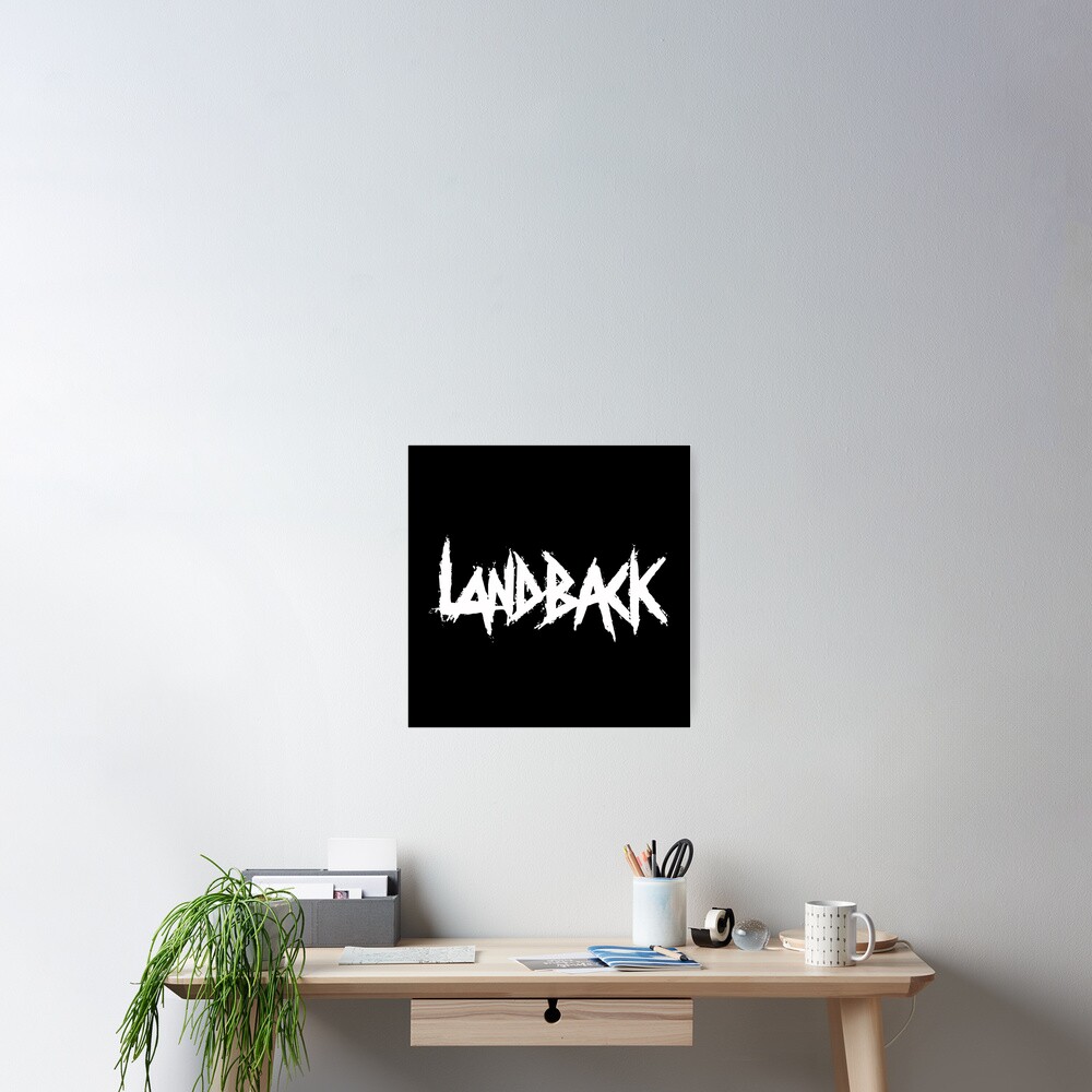 "Landback Land Back Native America" Poster by tradherod | Redbubble