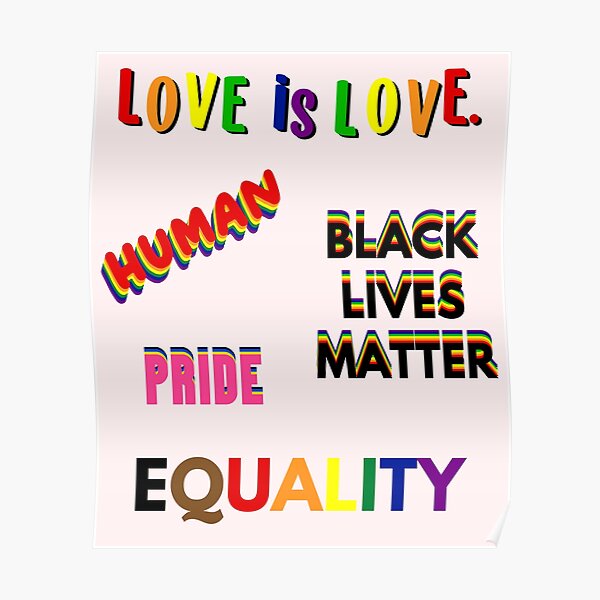 "[sticker pack] Liberal Starter Pack ver 2" Poster for Sale by Colorful ...