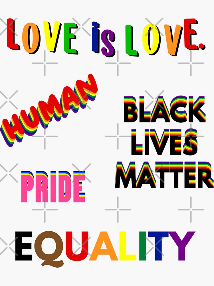 "[sticker pack] Liberal Starter Pack ver 2" Sticker by Colorful-Inspo ...