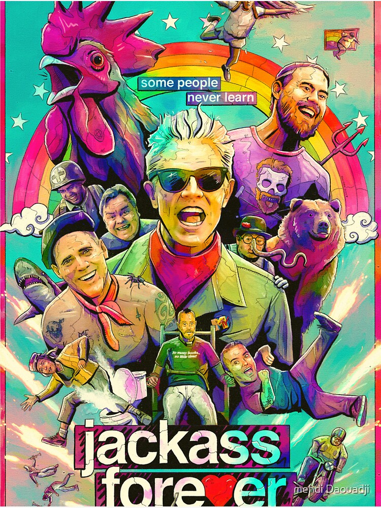 "Jackass - the movie " Sticker by mehdi4567 | Redbubble