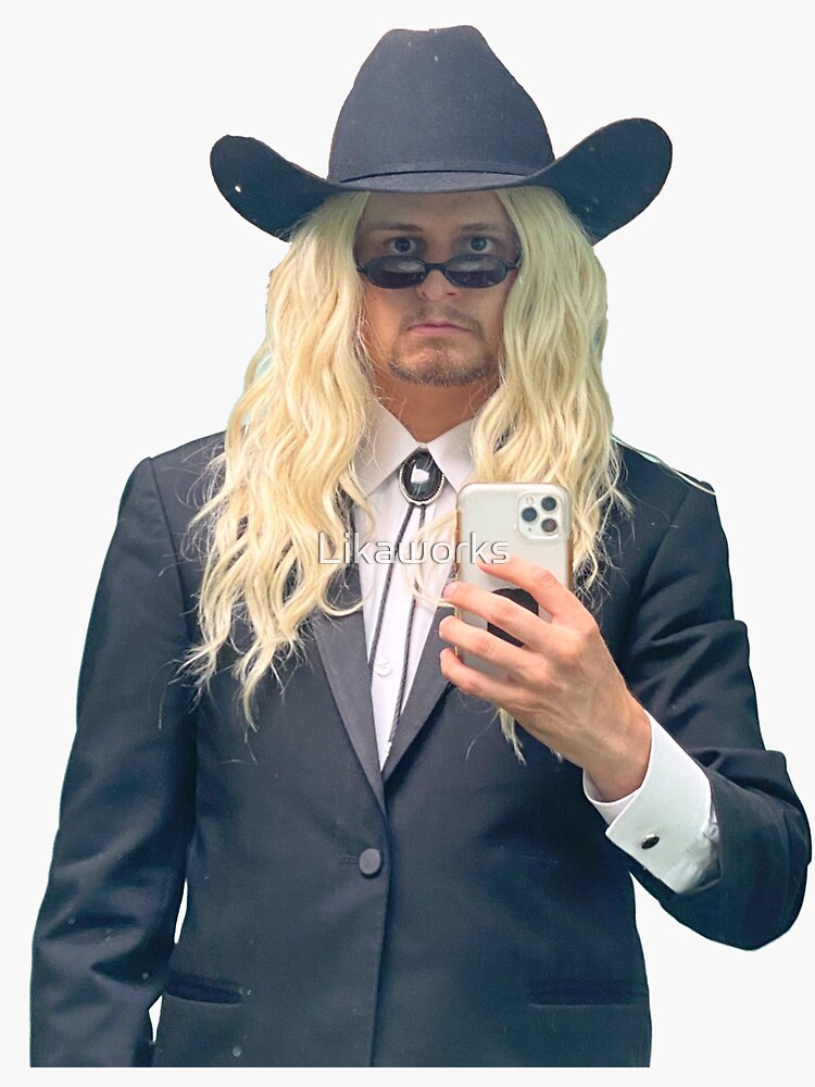 "cowboy oliver tree" Sticker for Sale by Likaworks | Redbubble