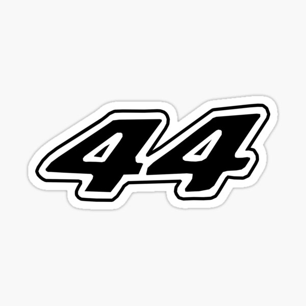 "Lewis Hamilton 44" Sticker by FlodmanF1 | Redbubble