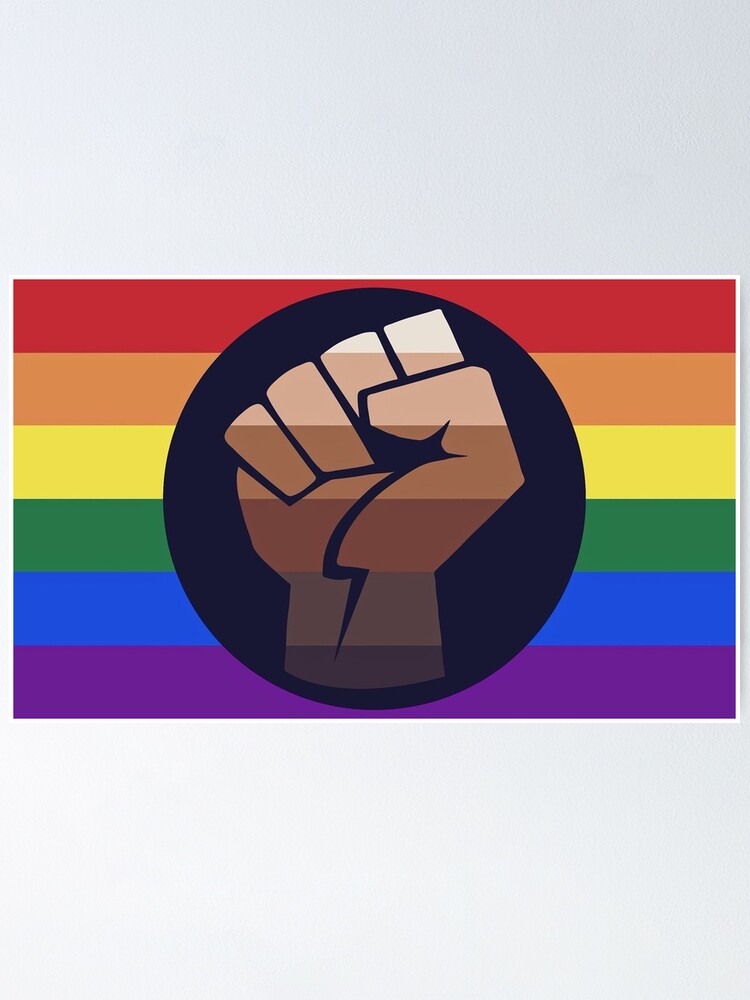 "BLM Pride flag" Poster for Sale by ArtAndDesignA | Redbubble