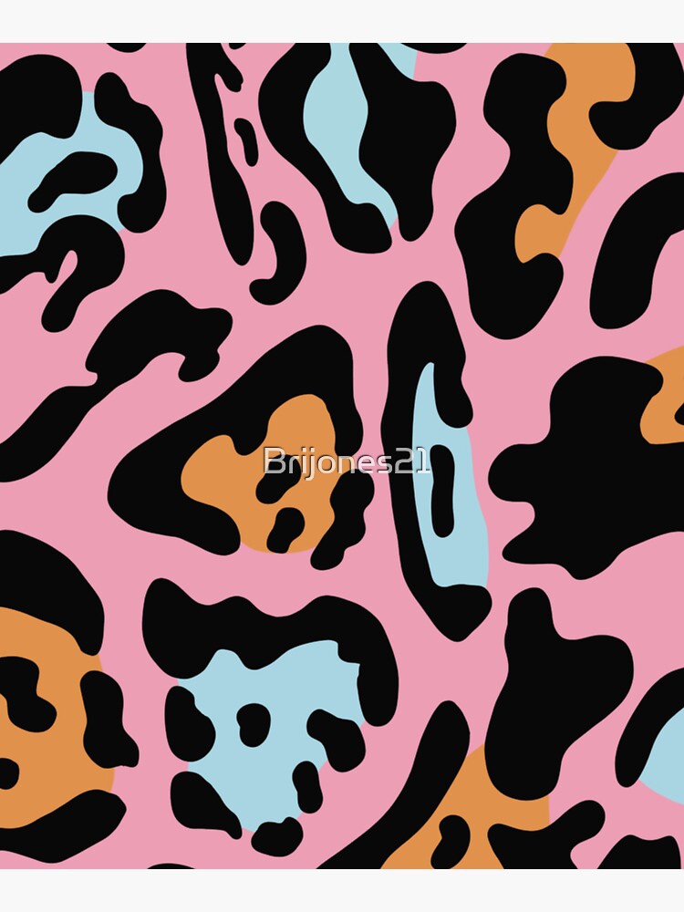 "Multicolor Leopard Print: Abstract art and Design" Sticker for Sale by ...