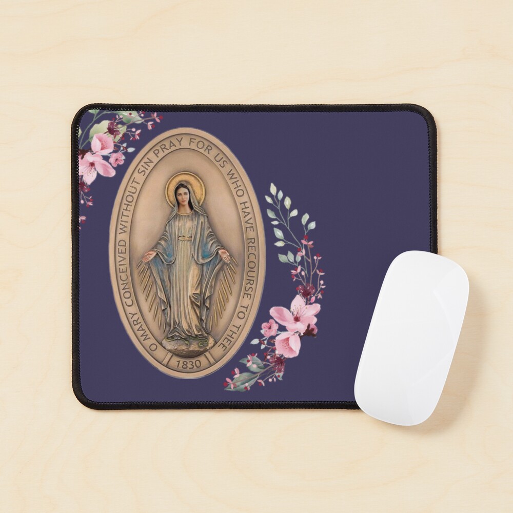 "Miraculous medal Virgin Mary The Blessed Virgin Mary" Scarf for Sale ...