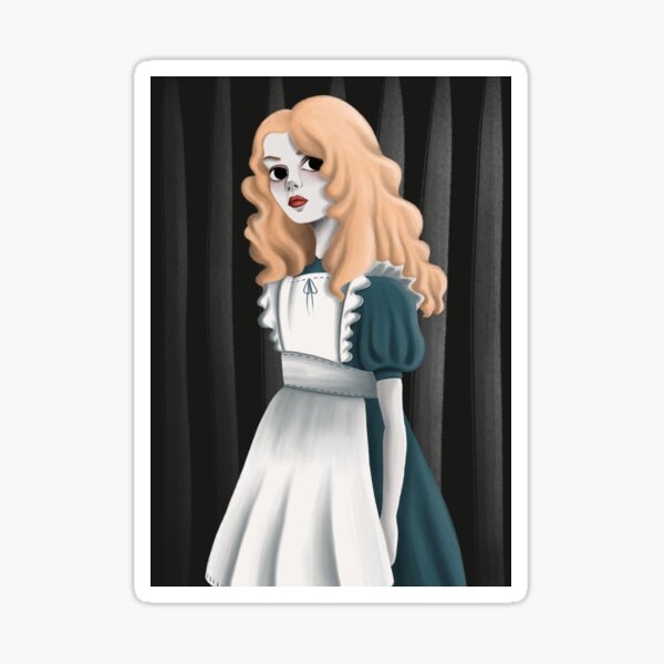 "Alice" Sticker by madmantis96 | Redbubble