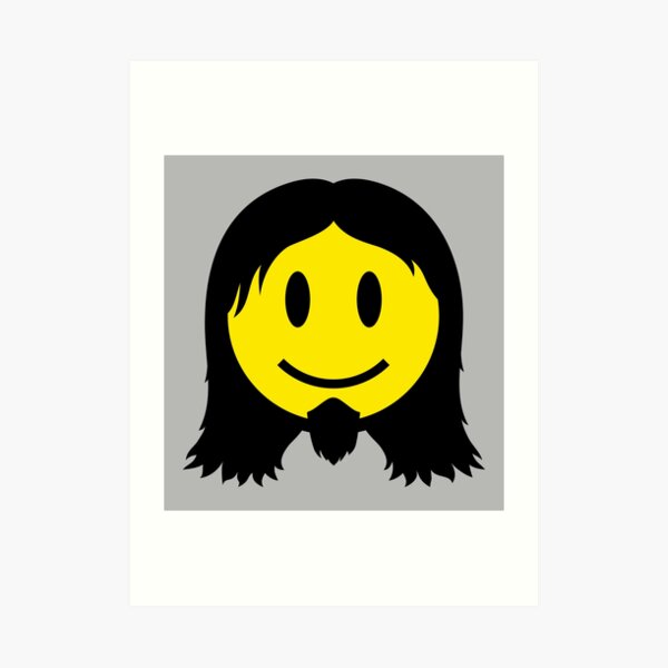"Metal Smiley" Art Print by hard-wear | Redbubble