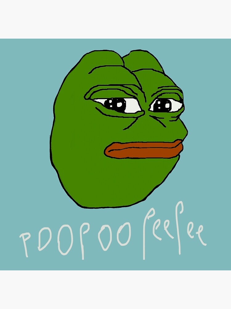 "Pepe - Poo Poo Pee Pee" Canvas Print for Sale by yammoe | Redbubble