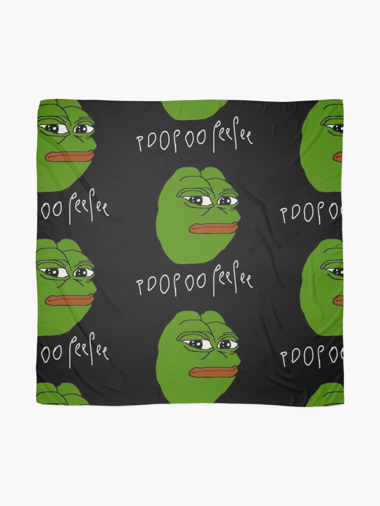 "Pepe - Poo Poo Pee Pee" Scarf for Sale by yammoe | Redbubble