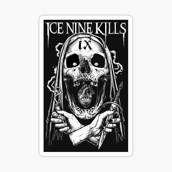 "ice nine kills logo" Sticker by dcolliholeq4 | Redbubble