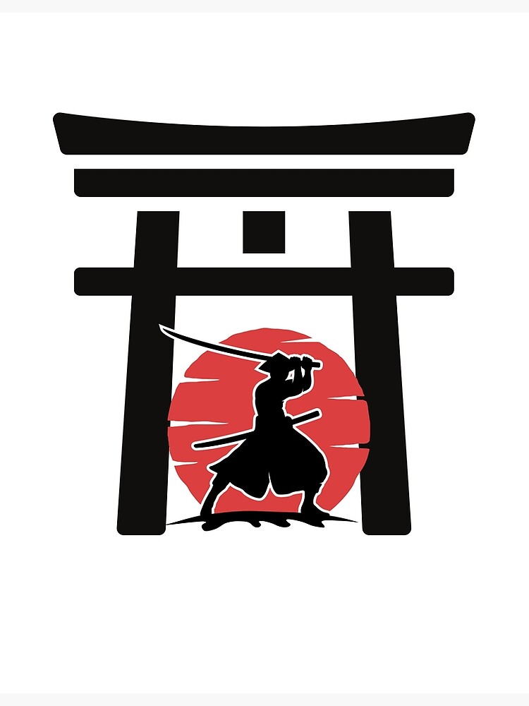 "Samurai shinto gate" Poster by KA-designHU | Redbubble