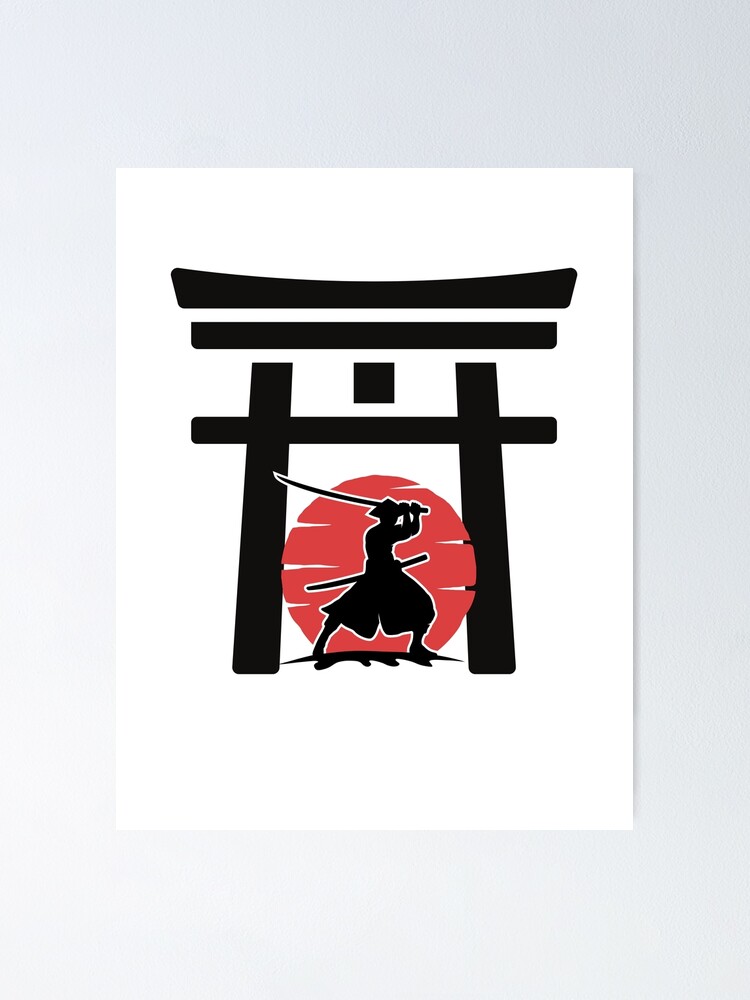 "Samurai shinto gate" Poster by KA-designHU | Redbubble