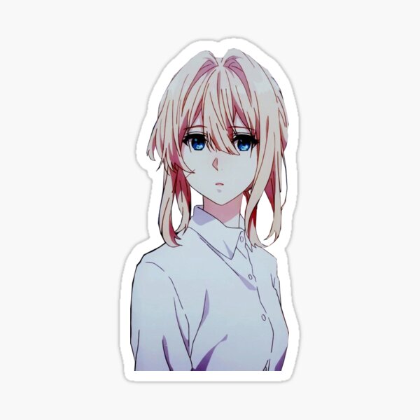 "Violet Evergarden" Sticker by kawaiicrossing | Redbubble
