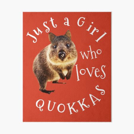 "Just a Girl Who Loves Quokkas Cute Quokka Gifts for Women and Girls ...