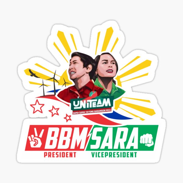 "BBM SARA 2022 BANDILA " Sticker for Sale by Hacket68 | Redbubble