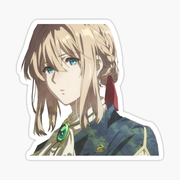 "Violet Evergarden" Sticker for Sale by kawaiicrossing | Redbubble