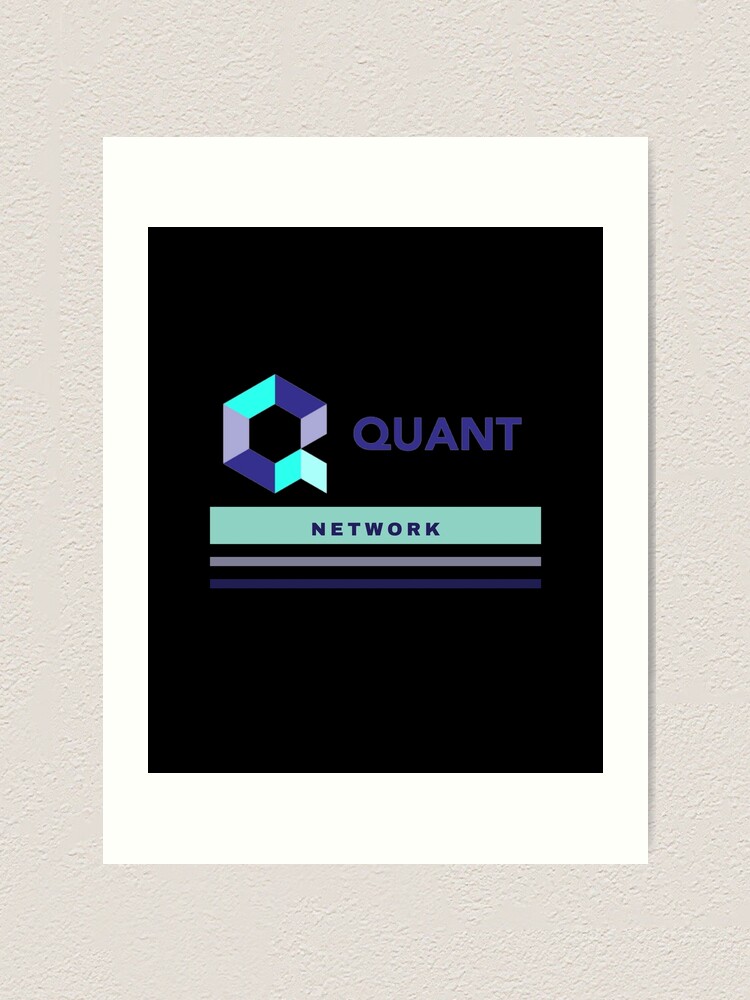 "Quant Network Blue Logo " Art Print for Sale by Digitalassetart ...