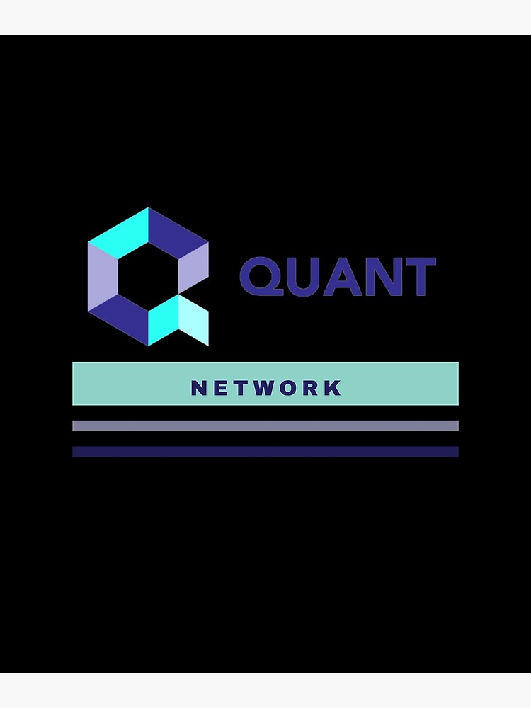 "Quant Network Blue Logo " Art Print for Sale by Digitalassetart ...