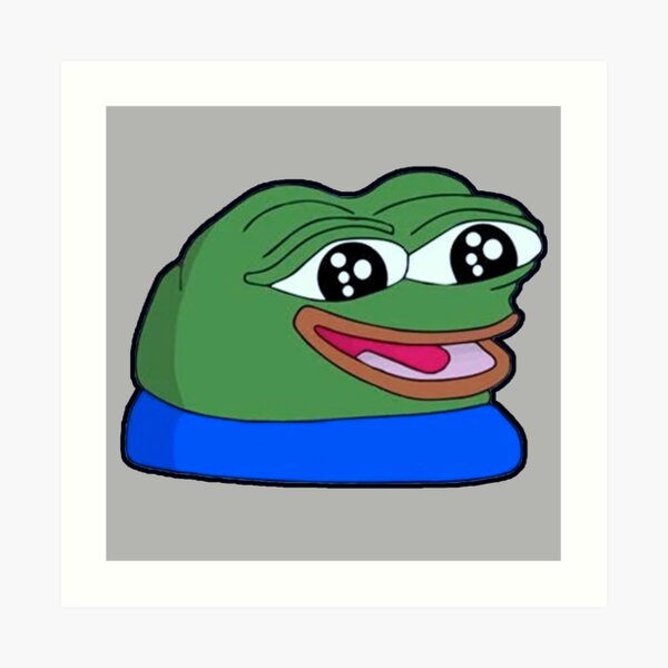 "Pepe Meme - Cute Peepo" Art Print for Sale by Kxwee | Redbubble