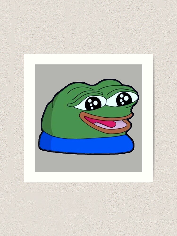 "Pepe Meme - Cute Peepo" Art Print for Sale by Kxwee | Redbubble
