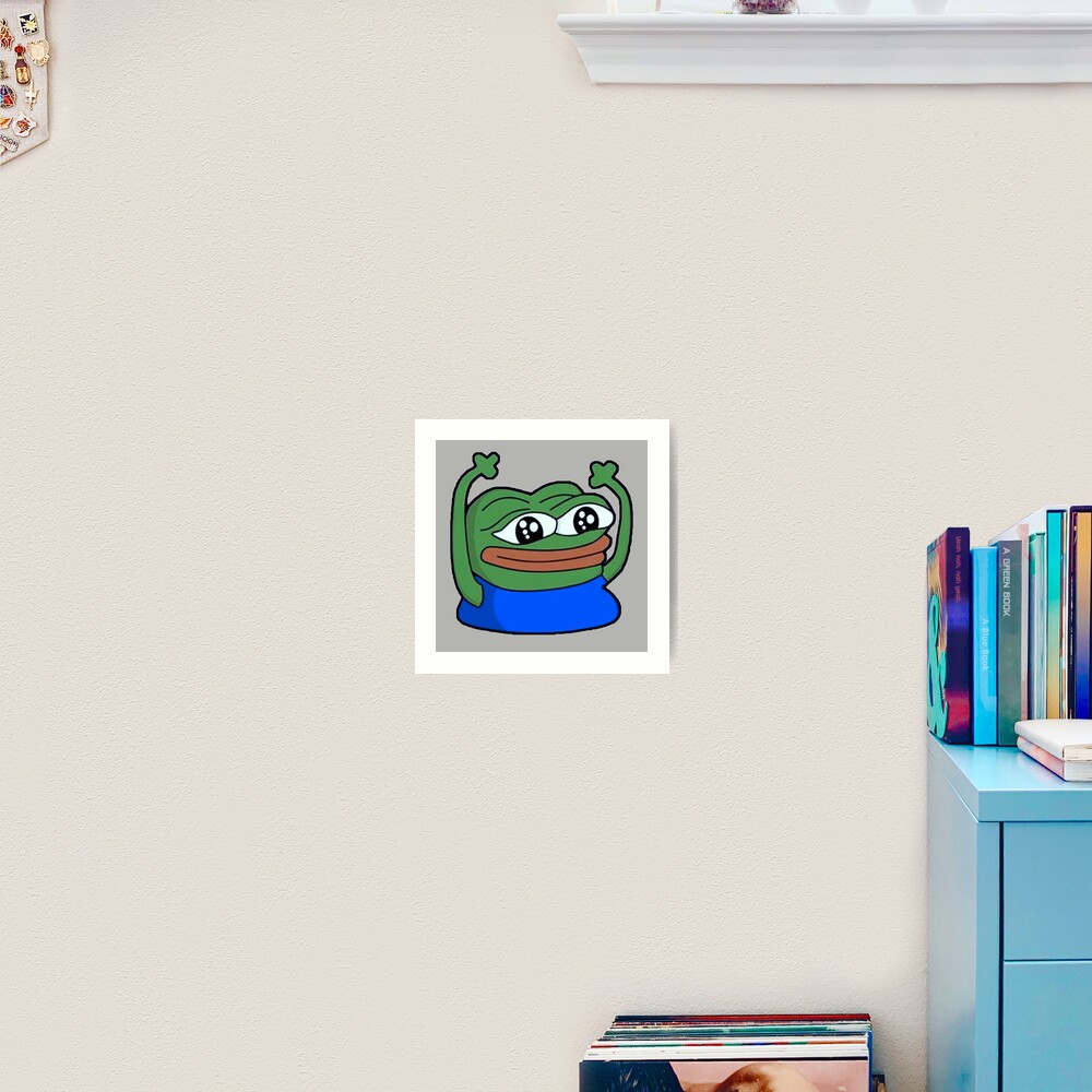 "Pepe Meme - Peepo Happy" Art Print for Sale by Kxwee | Redbubble