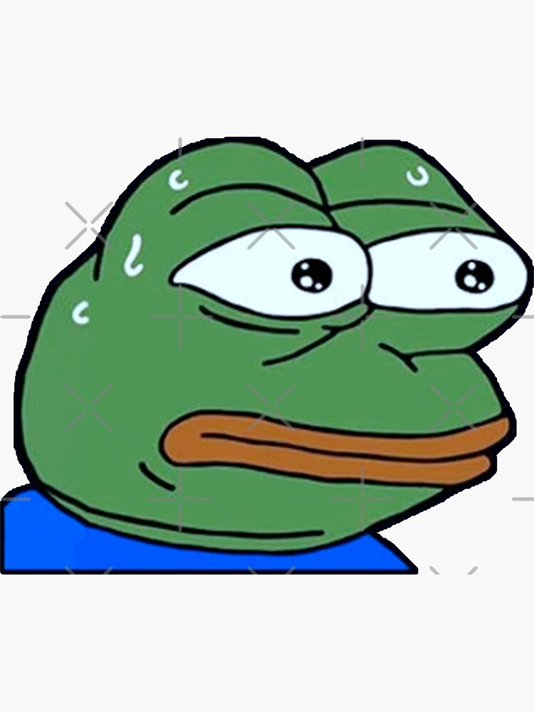"Pepe Meme - Stress" Sticker by Kxwee | Redbubble