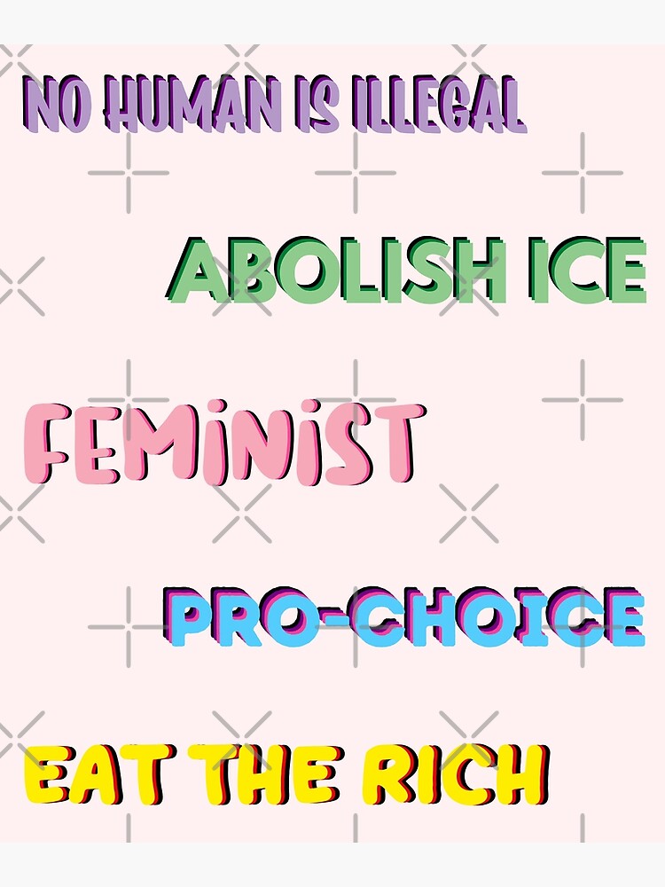 "[sticker pack] Liberal Starter Pack ver 1" Poster for Sale by Colorful ...