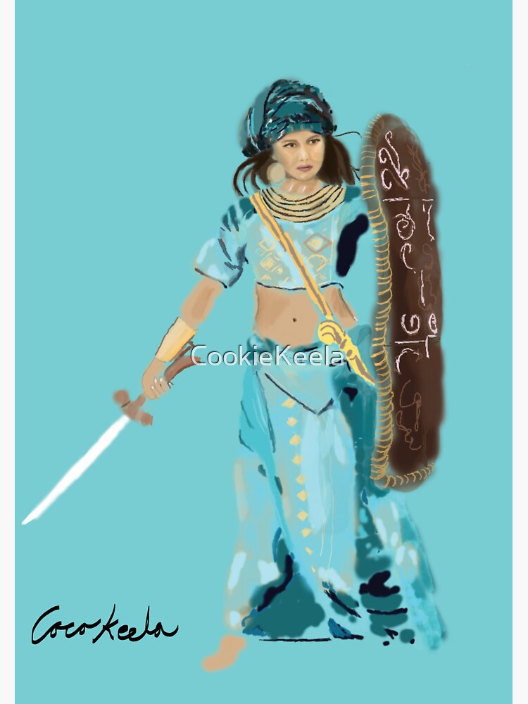 "Filipino Babaylan Colour version with blue background" Sticker by ...