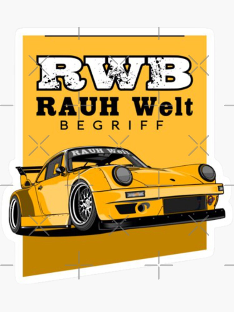 "RWB : Merch and Apparel - " Sticker by Infms05 | Redbubble