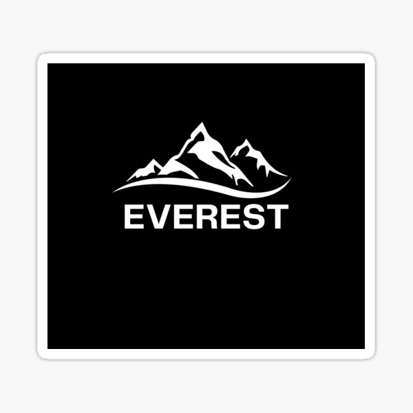"EVEREST" Sticker by HeroBlero | Redbubble