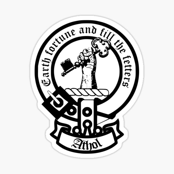 "Athol Scottish Clan Surname crest" Sticker for Sale by ljrigby | Redbubble