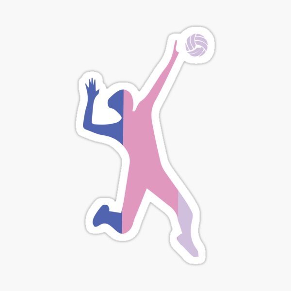 "volleyball design , Volleyball player , Volleyball Lover" Sticker by ...