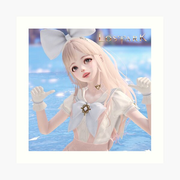 "Lost Ark - Artist Character Customization with Logo" Art Print by ...
