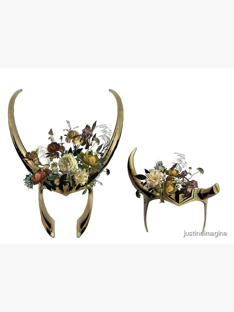 "loki and sylvie flower crowns (side by side)" Art Print by ...