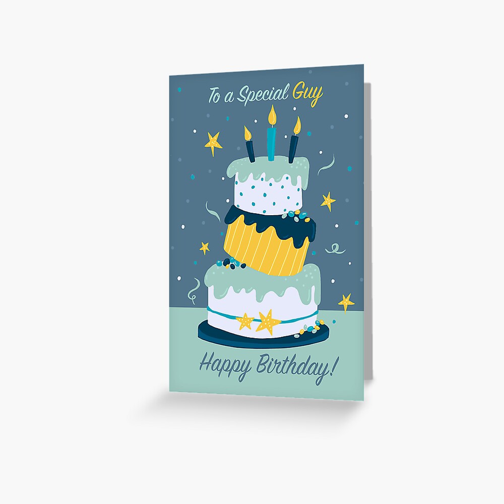 "Happy Birthday to a Special Guy" Greeting Card by DaleSimpson | Redbubble