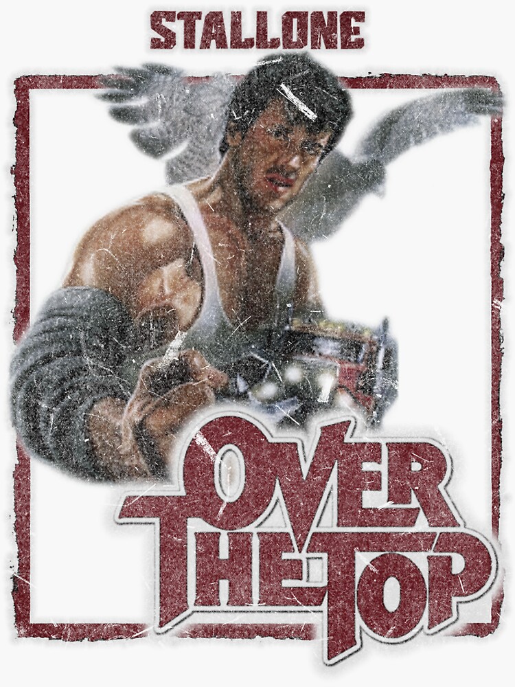 "Over The Top" Sticker for Sale by waywayback | Redbubble
