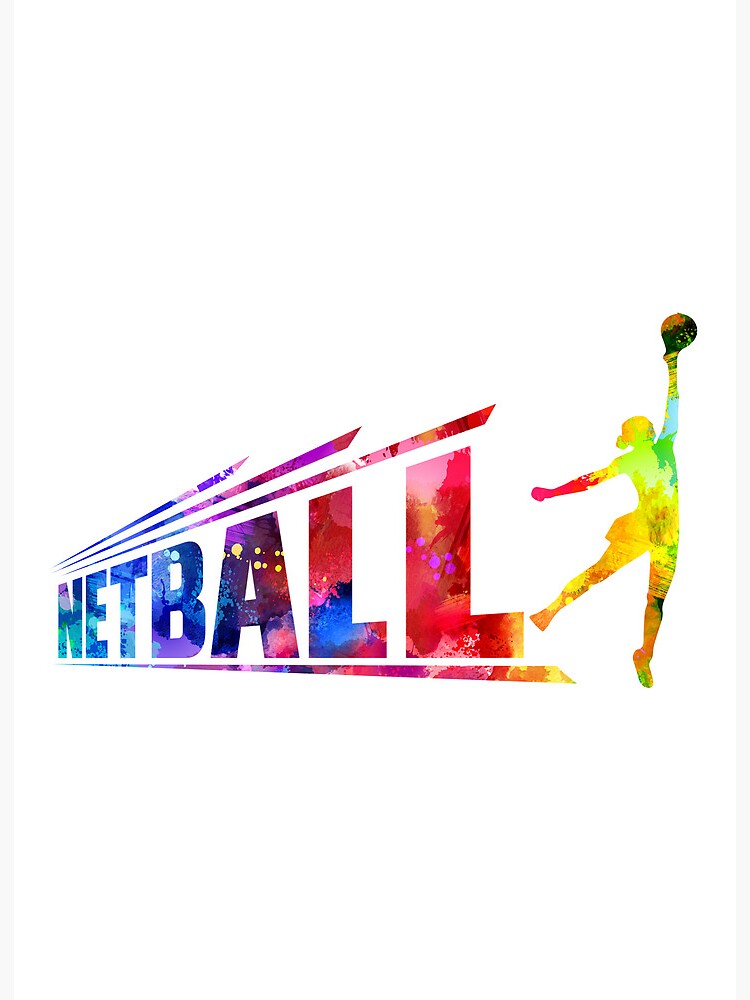 "Netball Bigger watercolor" Art Board Print for Sale by Kaylee-Rachael ...
