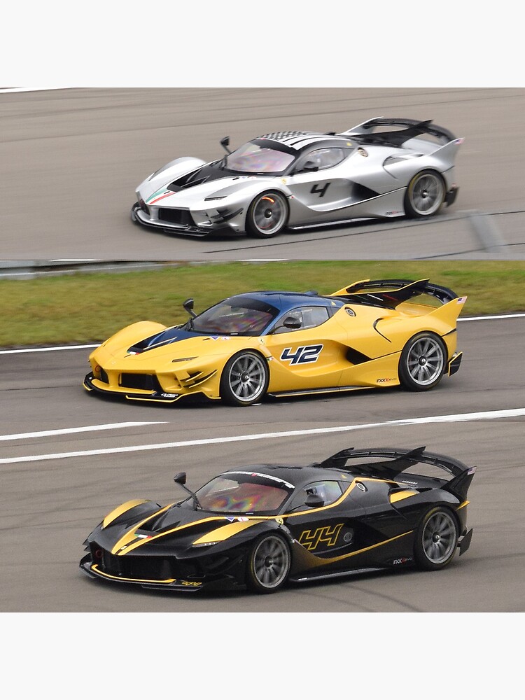 "Ferrari FXX-K (EVO) x 3" Art Print for Sale by Dutchcarphoto | Redbubble