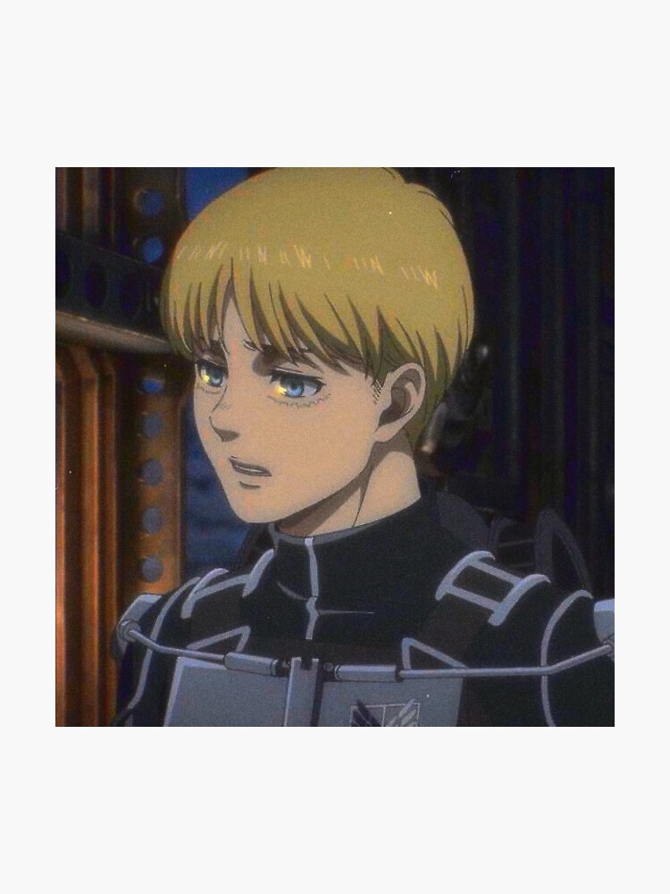 "Armin Attack on Titan Sticker" Sticker by OnlyOnce- | Redbubble