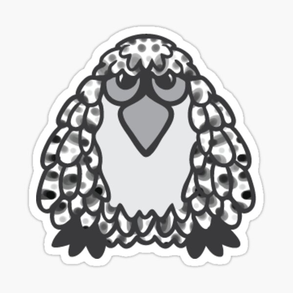 "Crap crap attitude bird" Sticker by KZartworks | Redbubble