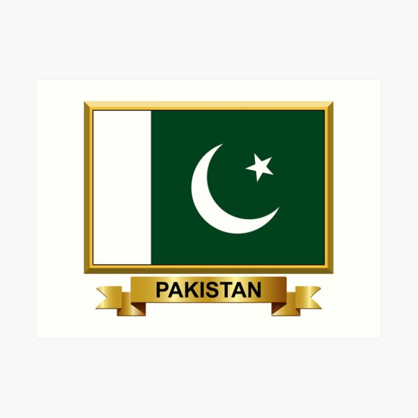 "PAKISTAN Flag Gifts, Masks, Stickers & Products (N)" Art Print for ...