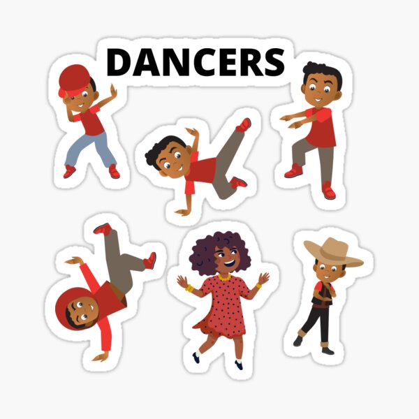 "DANCERS" Sticker by CASHMERELUXS | Redbubble