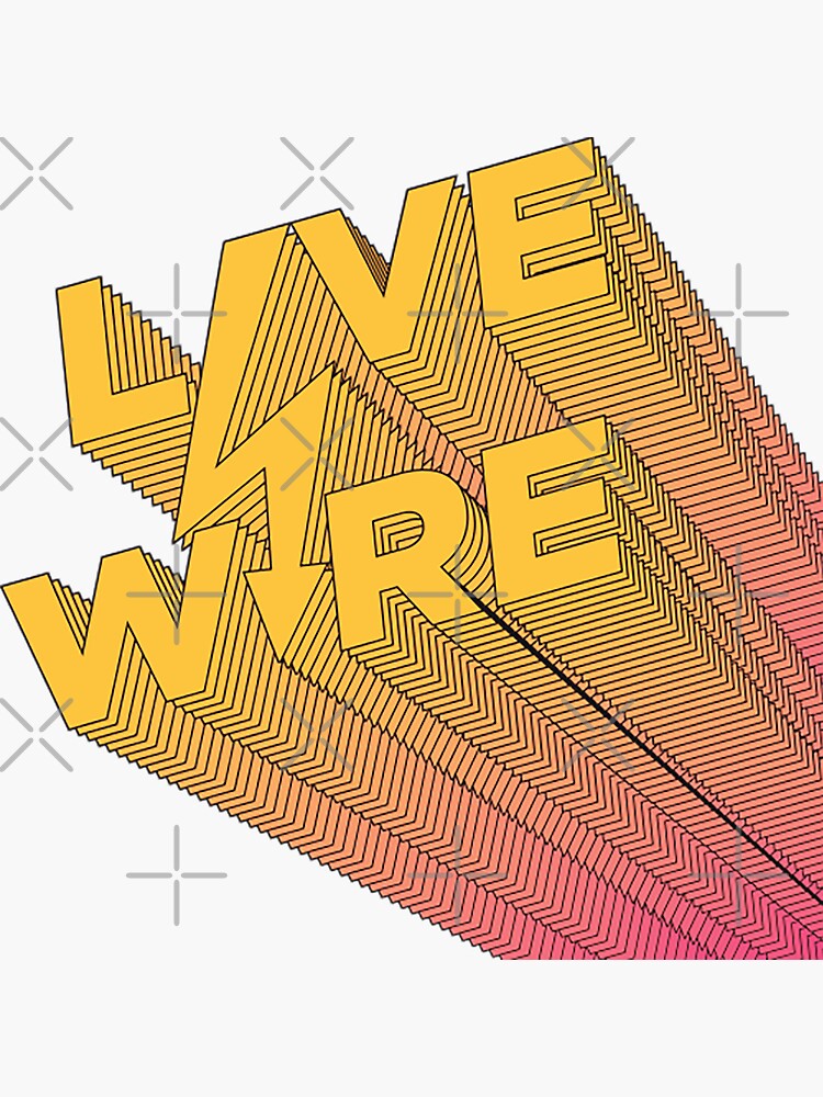 "Motley Crue Live Wire" Sticker by MichaudVishal | Redbubble
