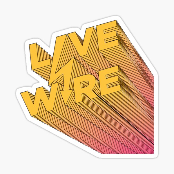"Motley Crue Live Wire" Sticker by MichaudVishal | Redbubble