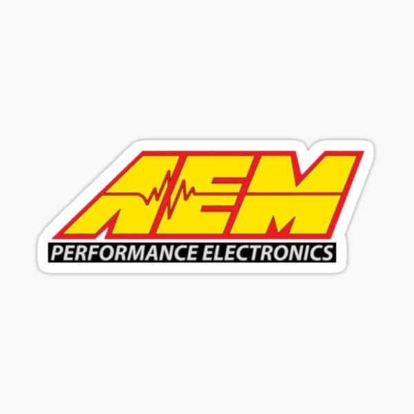 "AEM - Premium Automotive Merchandise - " Sticker by Infms05 | Redbubble