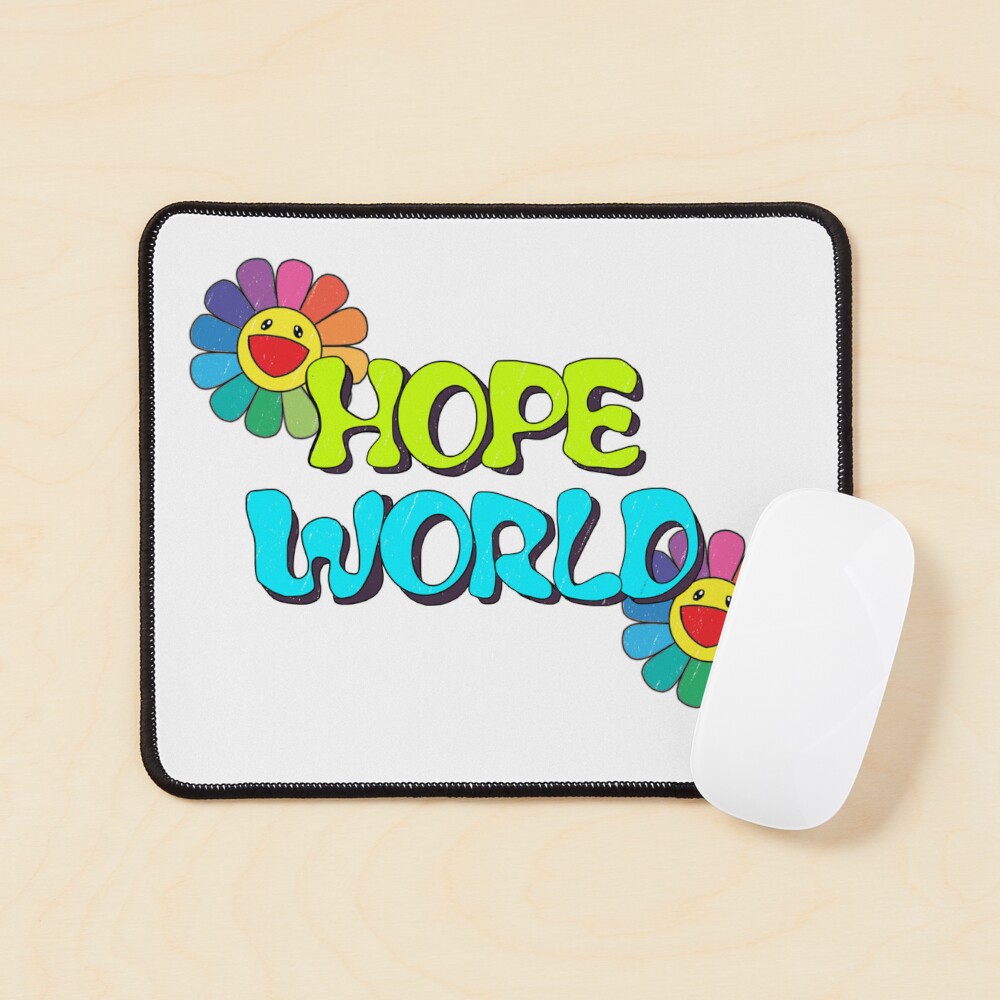 "Hope world" Sticker for Sale by MIllustrations9 | Redbubble