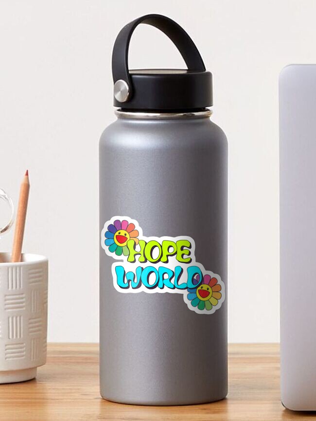 "Hope world" Sticker for Sale by MIllustrations9 | Redbubble